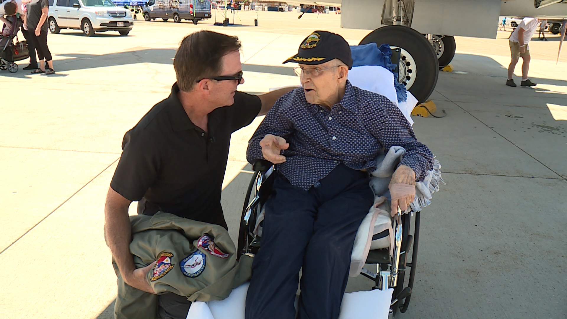 96-year-old vet on hospice care gets Air Show wish granted - KSLTV.com