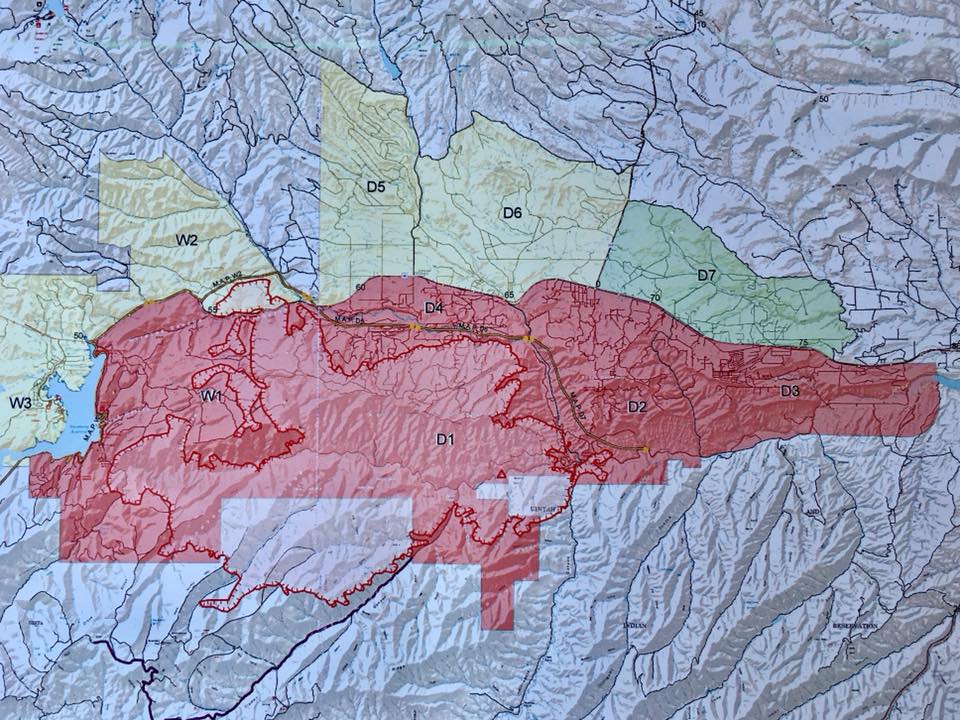 Evacuation level changes for Dollar Ridge Fire Evacuees