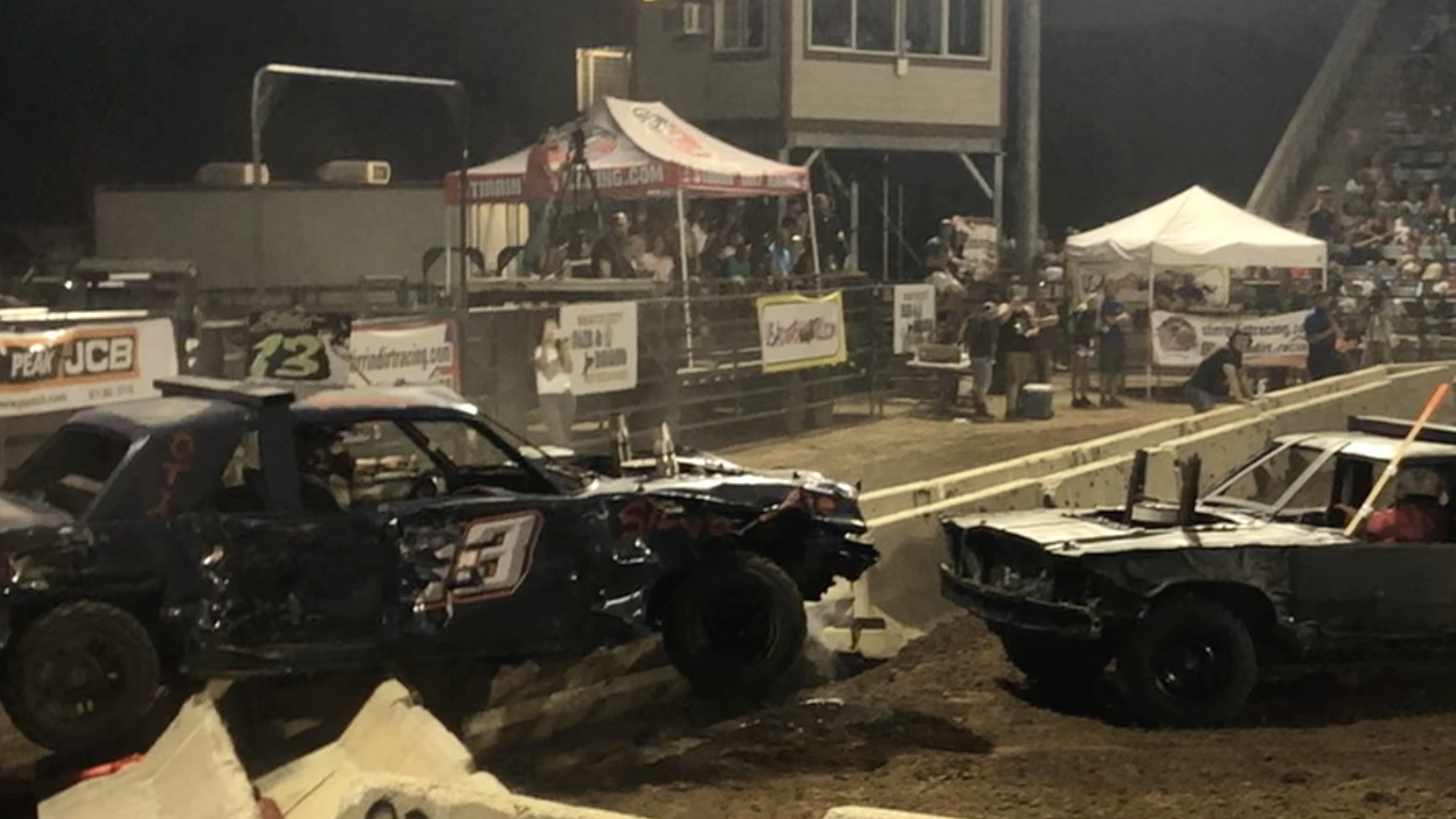Spectators Jump to Help After Wasatch County Demolition Derby Incident