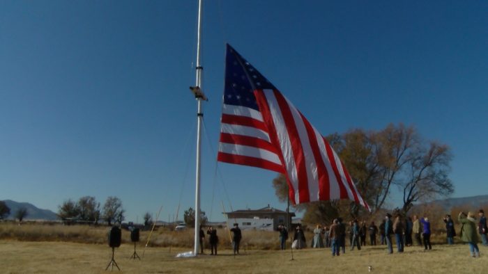 On 160th Anniversary, Big American Flag Raised At Camp Floyd State Park