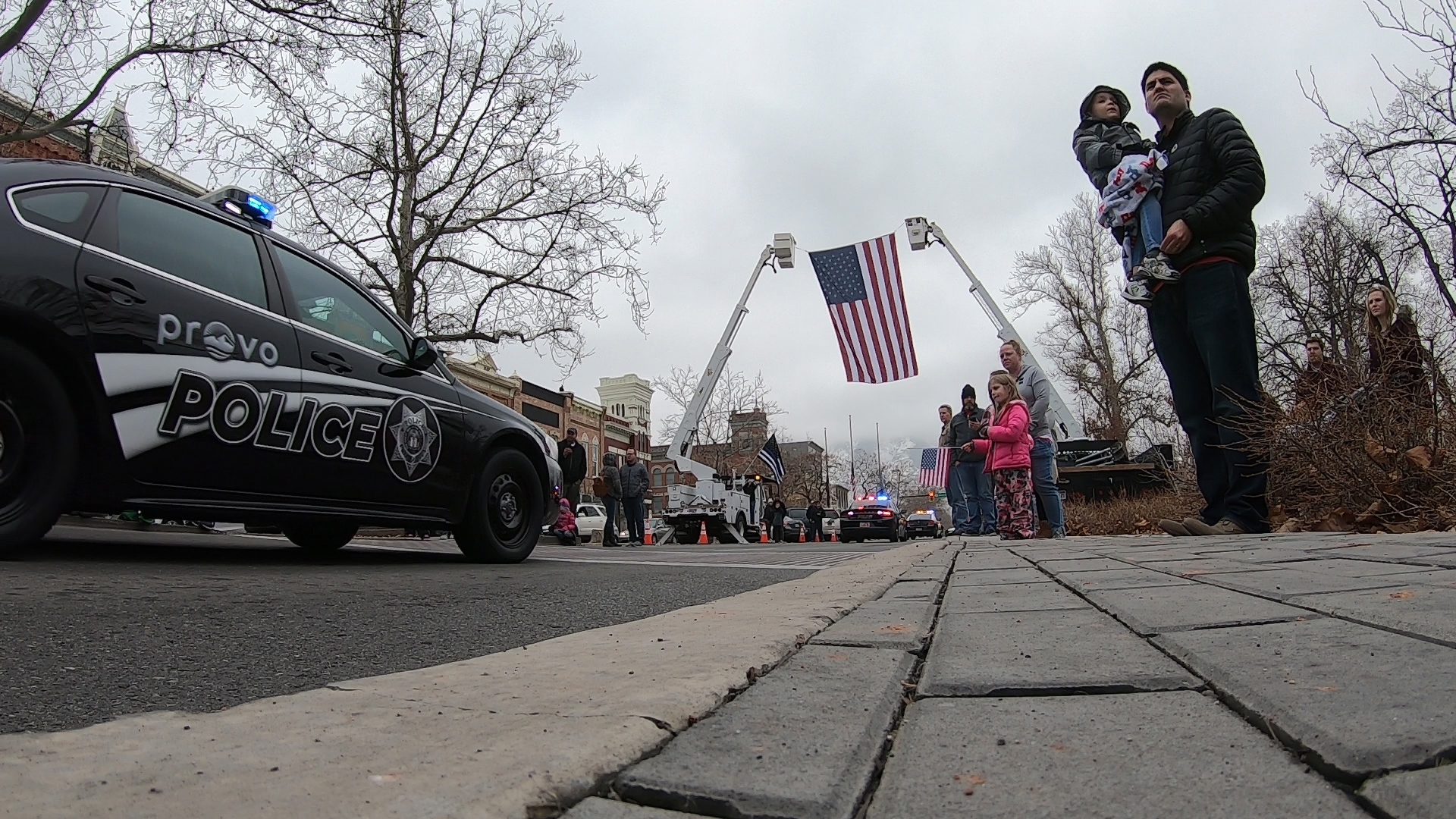 Thousands Line Procession Route for Provo Police Officer Joseph ...