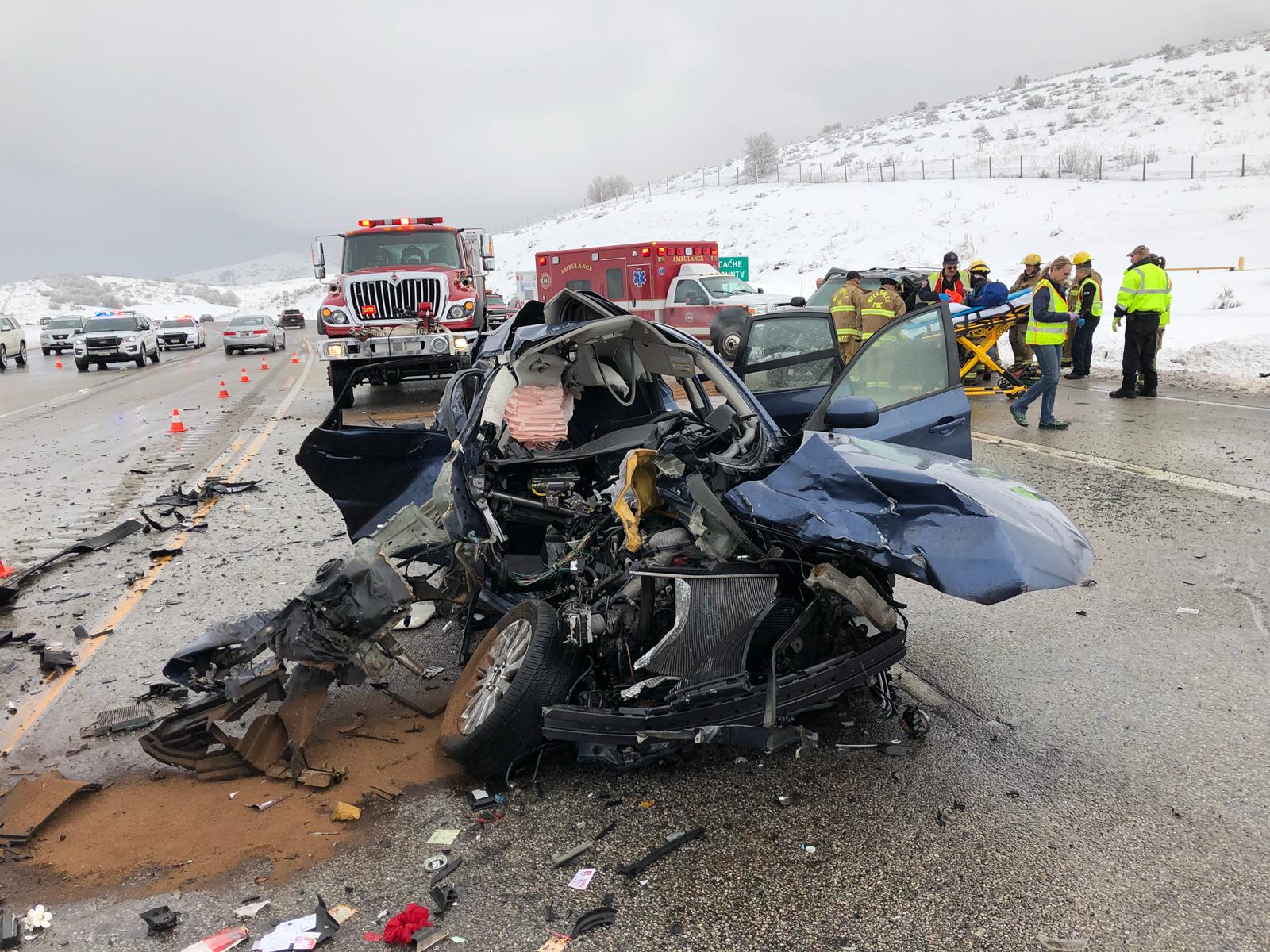 UHP: 2 Seriously Inured In Crash Near Box Elder-Cache County Border ...