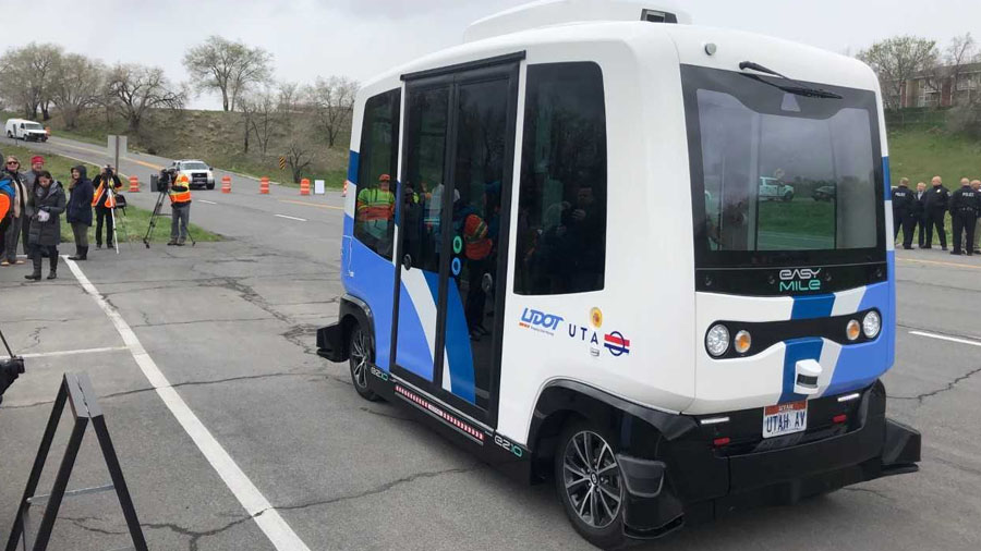 Is This The Future Of Mass Transit? Utah's First Autonomous Bus Debuts ...