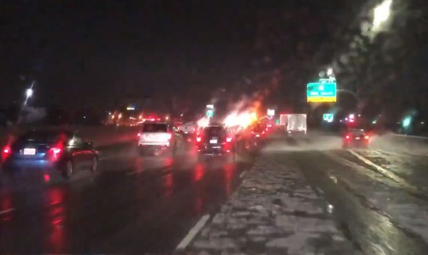 Snow, Rain Create Slush, Visibility Issues During Friday Morning Drive