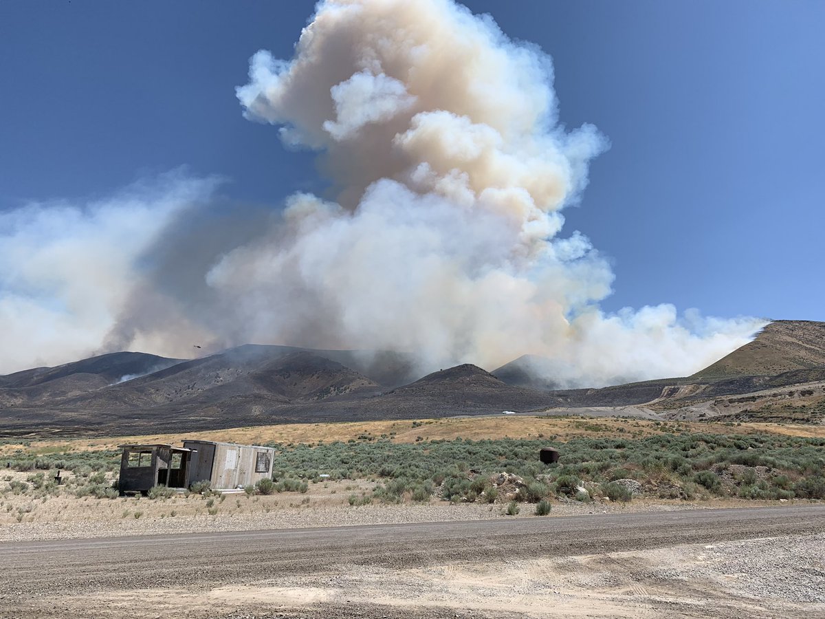 Radio Hill Fire In Box Elder County Now At 1,800 Acres - KSLTV.com