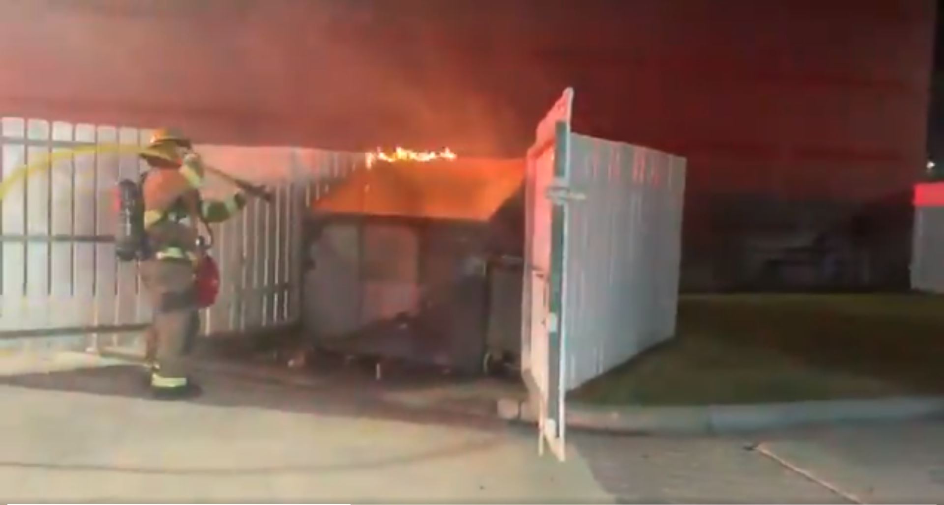 UFA Warns About Fireworks Disposal After Dumpster Fire