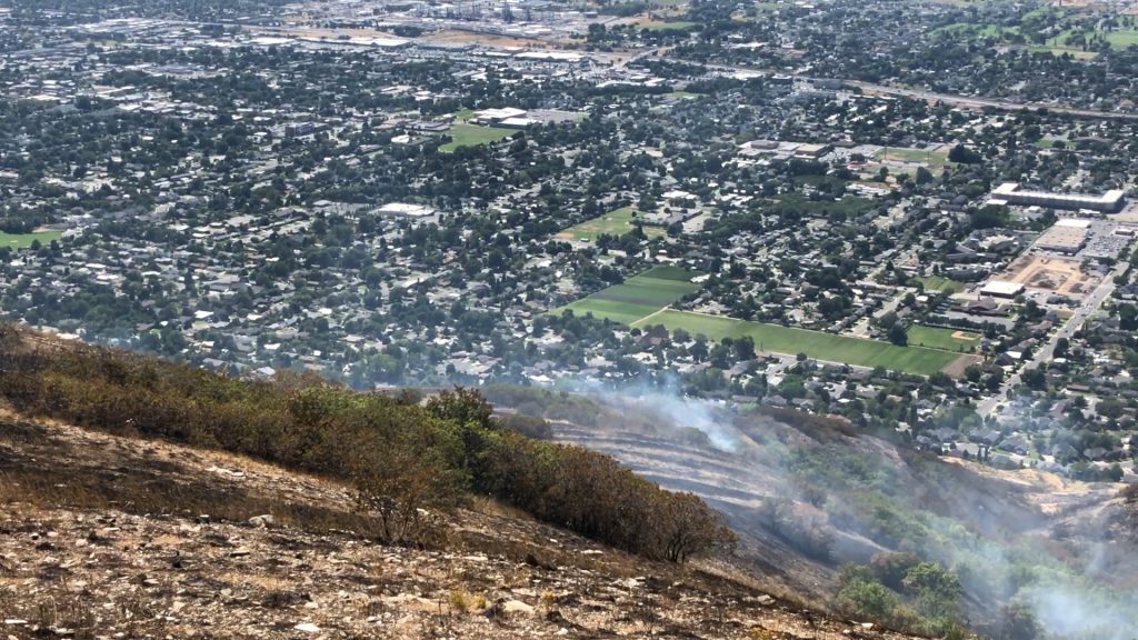 Bountiful Family Feels Lucky To Still Have Their Home After Gun Range Fire