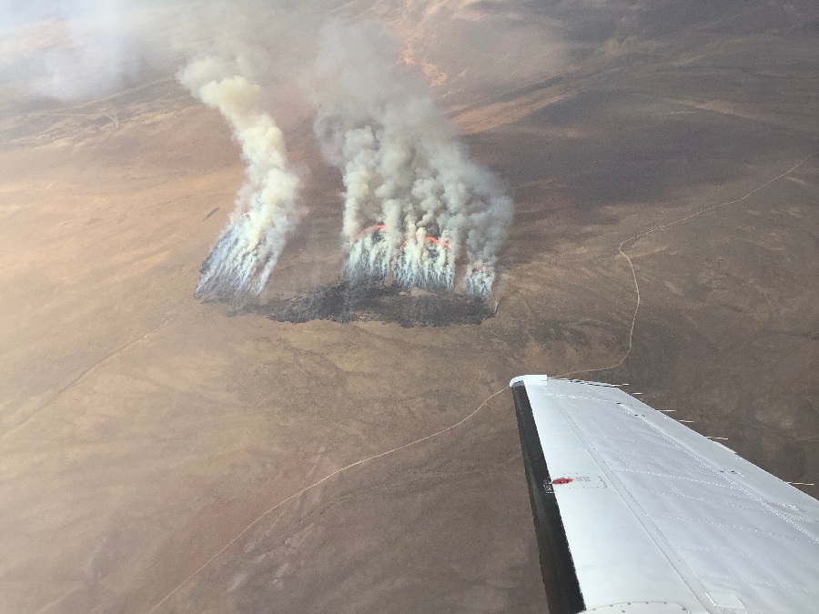 Neck Fire Burning On 3,500 Acres North Of Cedar City