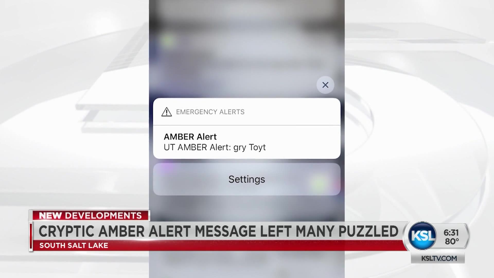 Police Explain 'Cryptic' Amber Alert - KSLTV.com