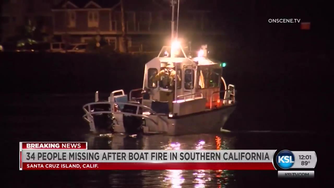 Authorities Recover 4 Bodies Near California Dive-boat Fire