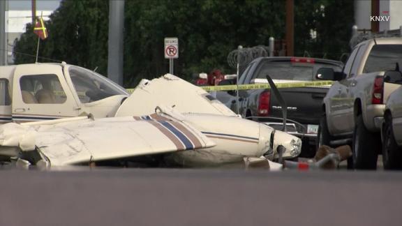 Small Plane Crash Lands On Phoenix Street With 2 On Board - KSLTV.com