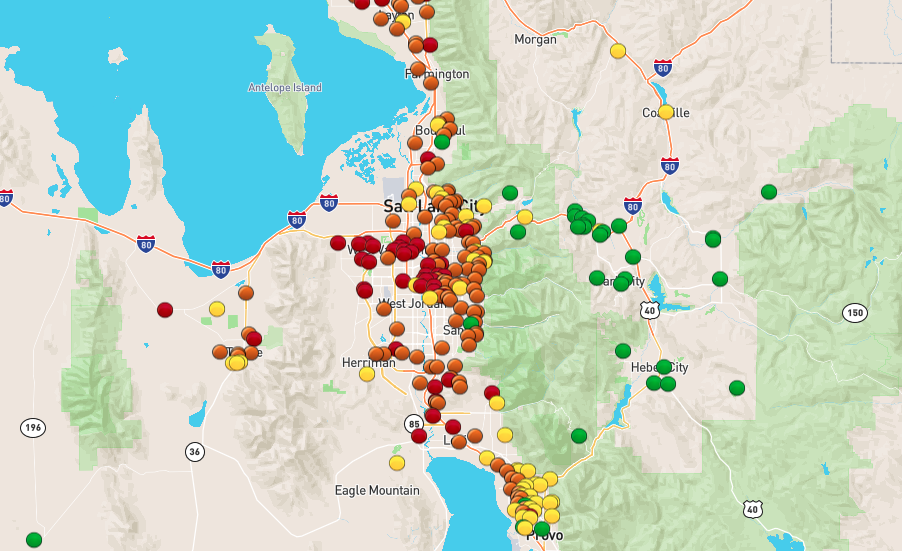 Utah Air Quality Deteriorates Tuesday As Inversion Traps Smog In ...