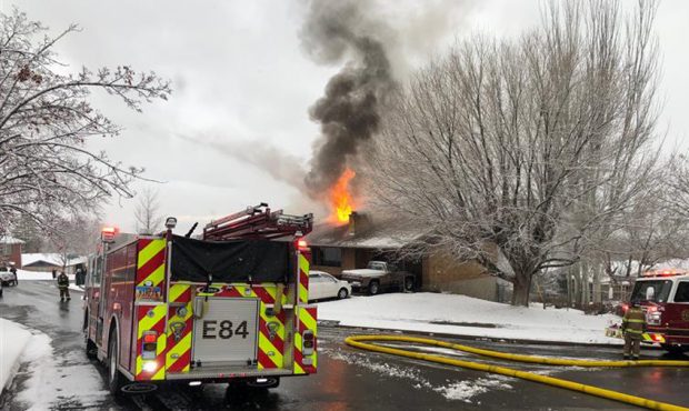 Firefighters Respond To Bountiful House Fire