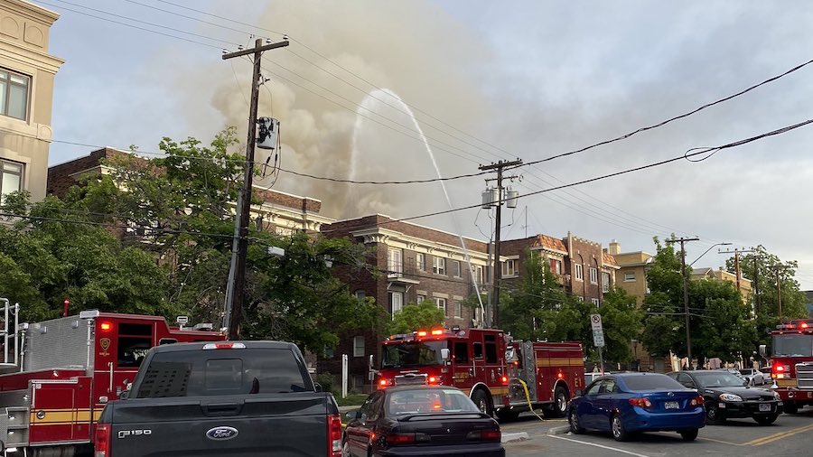 Crews Respond To Structure Fire Near Downtown Salt Lake City
