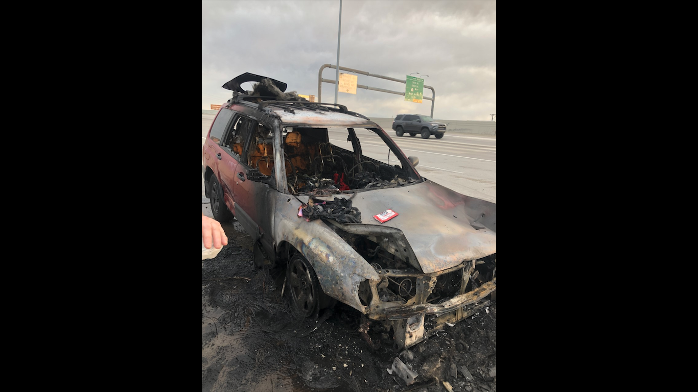 UHP Trooper Praised In Social Media Post After Responding To Car Fire