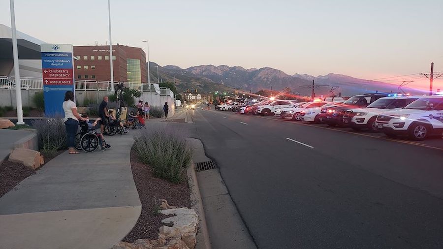 Police Put On 'Good Night Lights' Show For Kids At Primary Children's ...