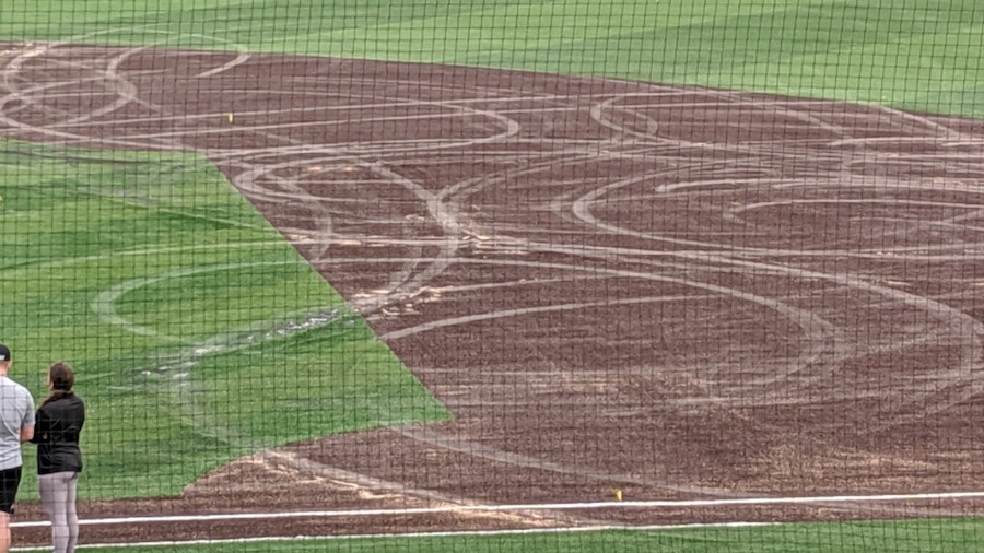Artificial UVU Baseball Field Damaged By Juveniles On ATV
