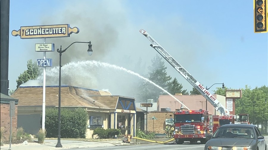 Crews Respond To Fire At Salt Lake City Sconecutter