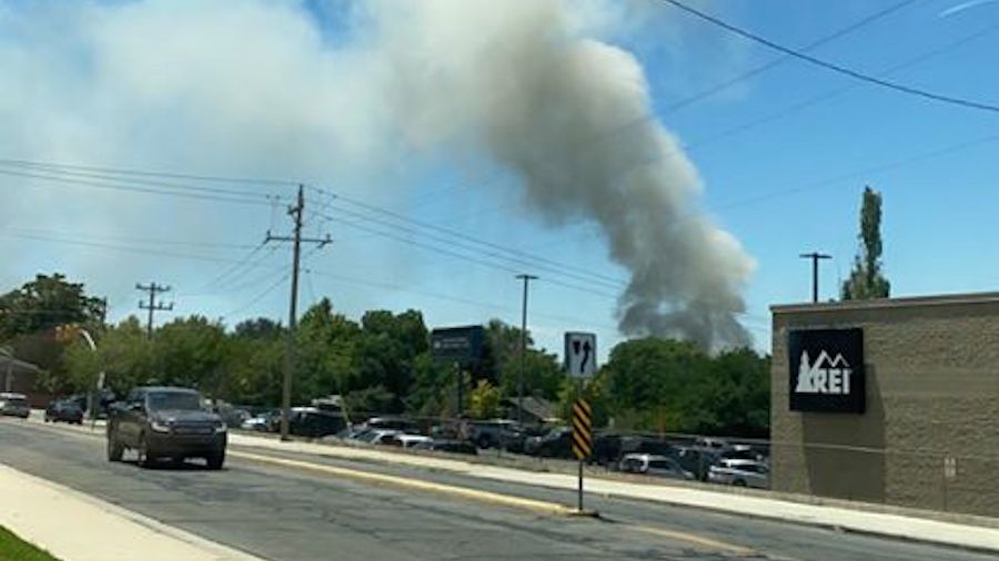 Firefighters Battle Blaze At Millcreek House - KSLTV.com
