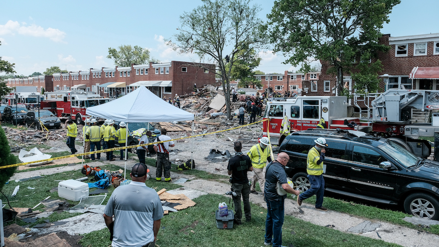 1 Dead, 6 Rescued After Gas Explosion Levels Baltimore Homes - KSLTV.com