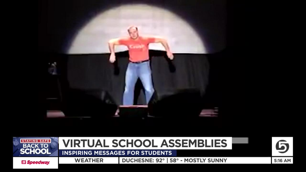 Teacher's Virtual School Assemblies Aim To Inspire Students - KSLTV.com