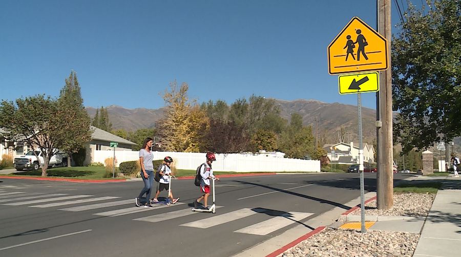 Crosswalk safety reminders as children head back to school