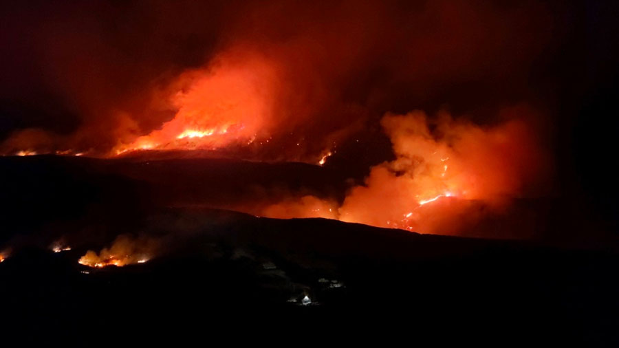Range Fire Kept At 1,500 Acres Overnight; 0% Containment - KSLTV.com