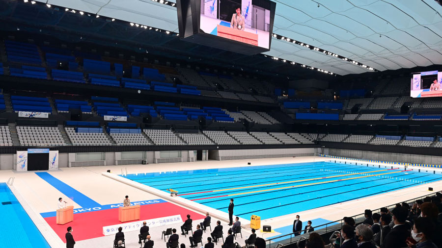 Olympic Swim Venue Ready; Now Comes Hard Part: COVID-19