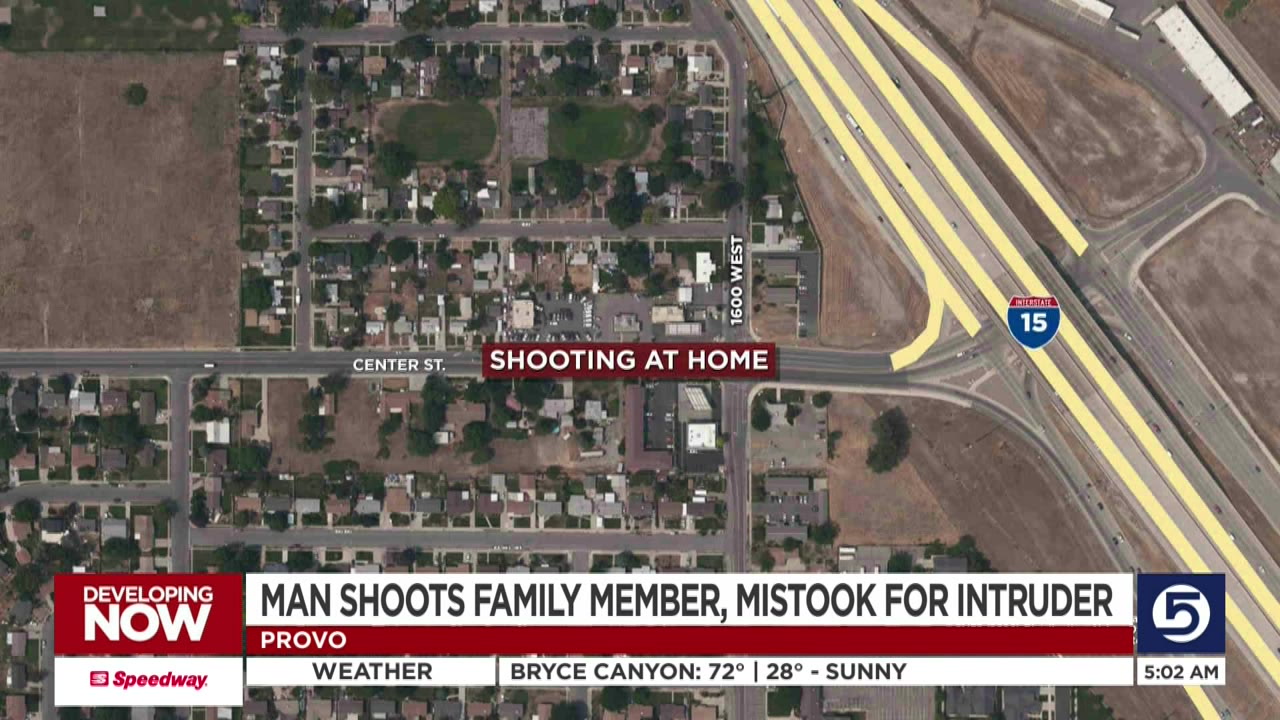 Provo Man Shot By Family Member Who Thought He Was Intruder, Police Say ...