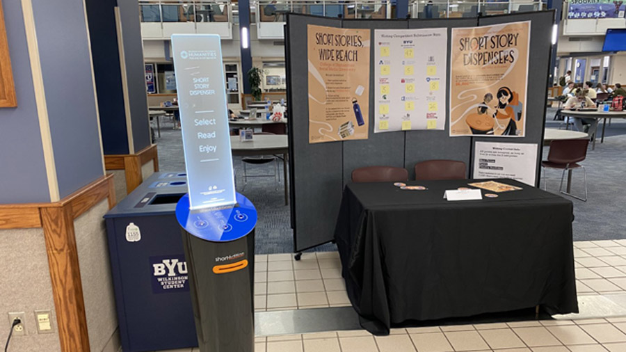 BYU Vending Machines Dispense Short Stories