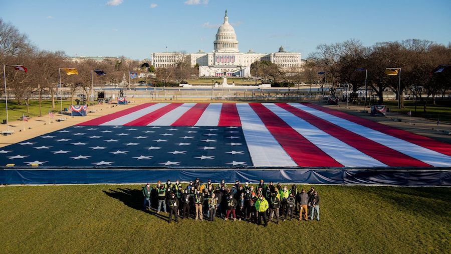 Utahns Set Up 'Field Of Flags' Centerpiece For Inauguration Day Events