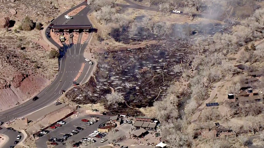 Human-Caused Fire At Zion National Park Contained - KSLTV.com