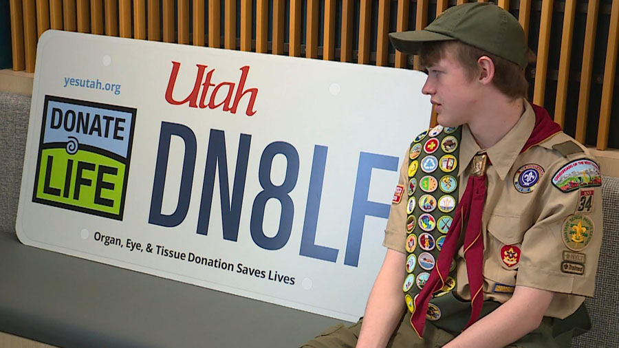 Teen Trying to Bring ‘Donate Life’ License Plate To Utah - KSLTV.com