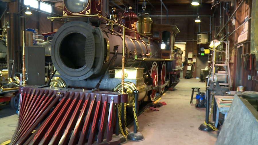 Engineers Restoring Steam Engines At Golden Spike National Historical ...