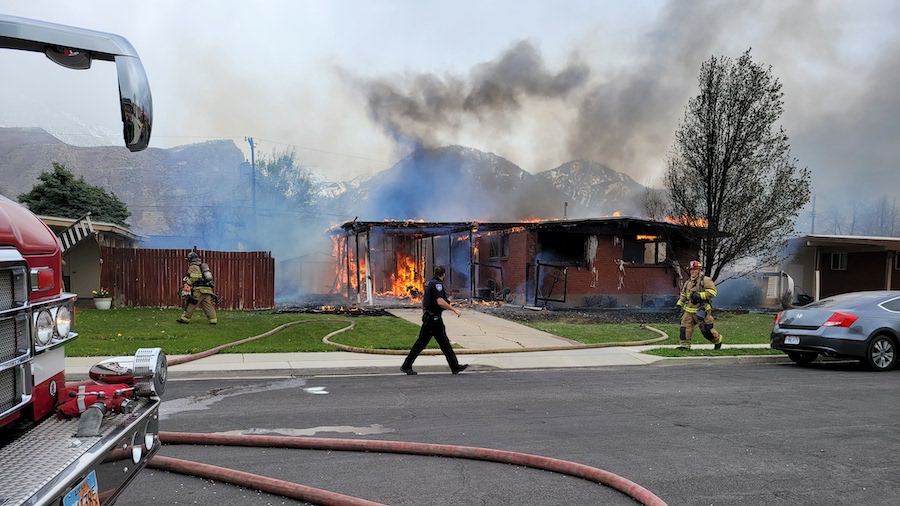 Orem Home Completely Destroyed By Fire