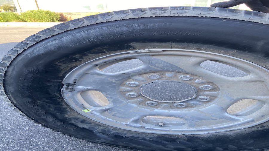 Search For Truck Which Lost Loose Tire, Hitting Two Other Vehicles ...