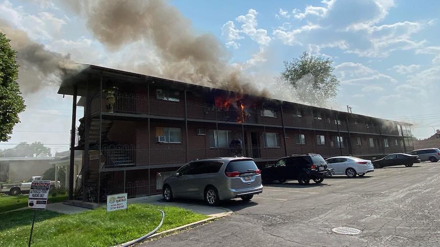 Crews Investigating After Apartment Complex Catches Fire In Provo ...