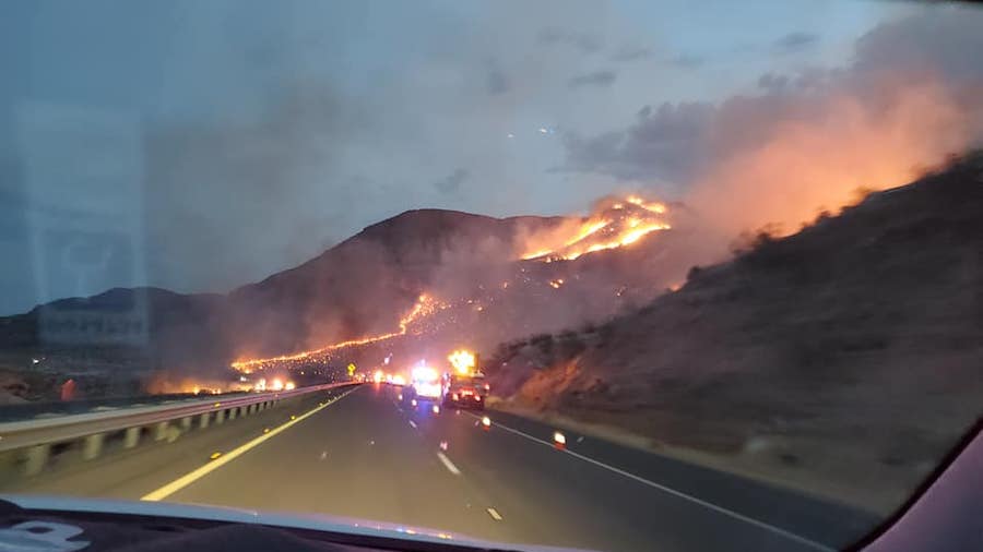 Lime Fire Estimated At 3K Acres; I-15 Reopened In Arizona
