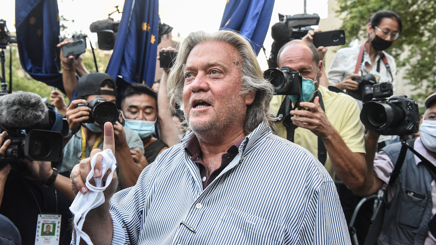 House votes to hold Trump ally Steve Bannon in contempt House votes to hold Trump ally Steve Bannon in contempt