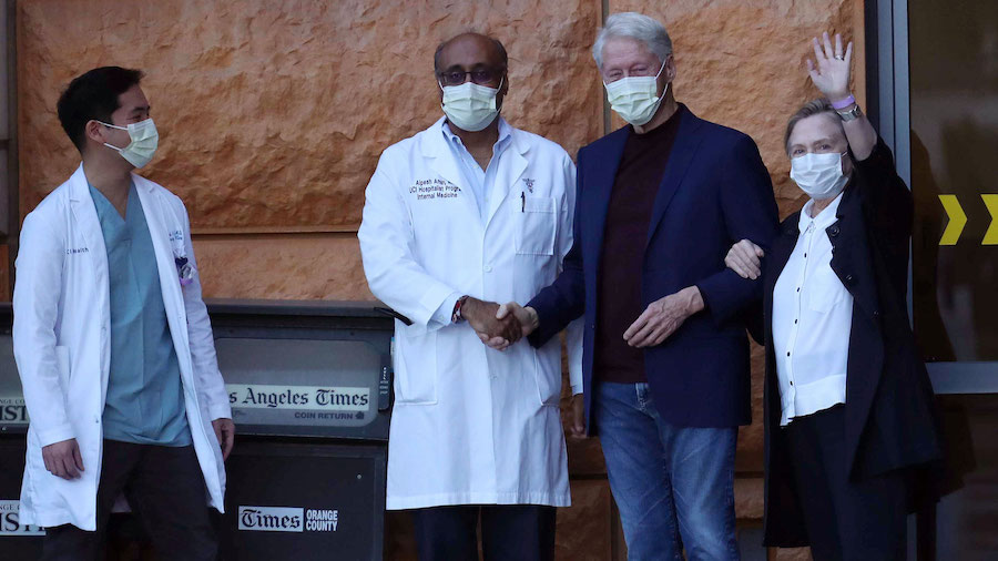 Former President Bill Clinton released from hospital