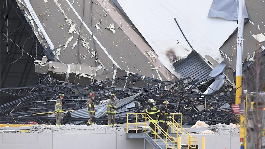 Six people killed in Illinois Amazon warehouse collapse after tornado ...