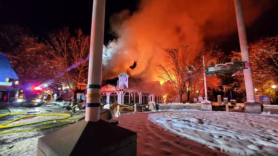Two popular Lagoon attractions a total loss after crews battle pair of ...