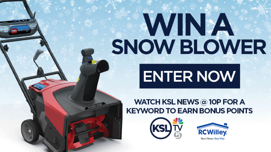 Enter to win a Toro Snow Blower - KSLTV.com