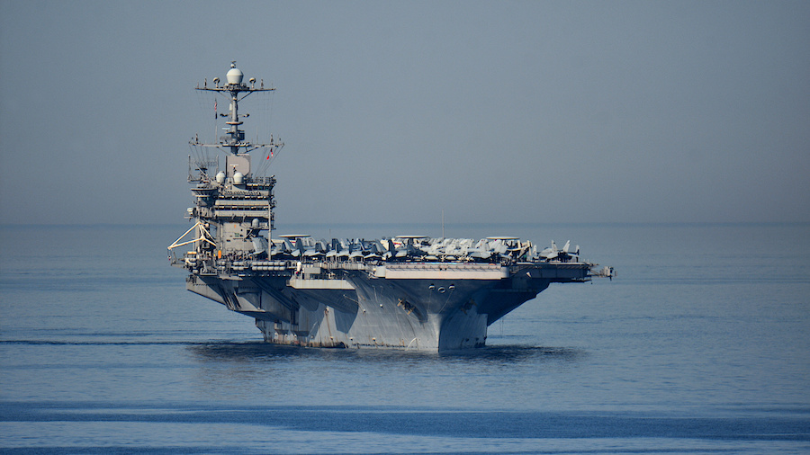 US Navy recovers jet blown off aircraft carrier from bottom of ocean
