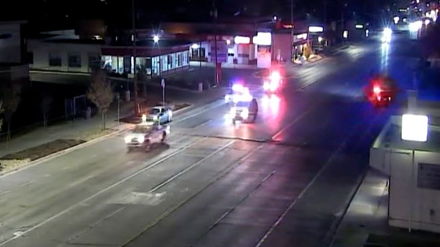 Police: Suspect uses stolen car to ram police car, begins multi-agency ...