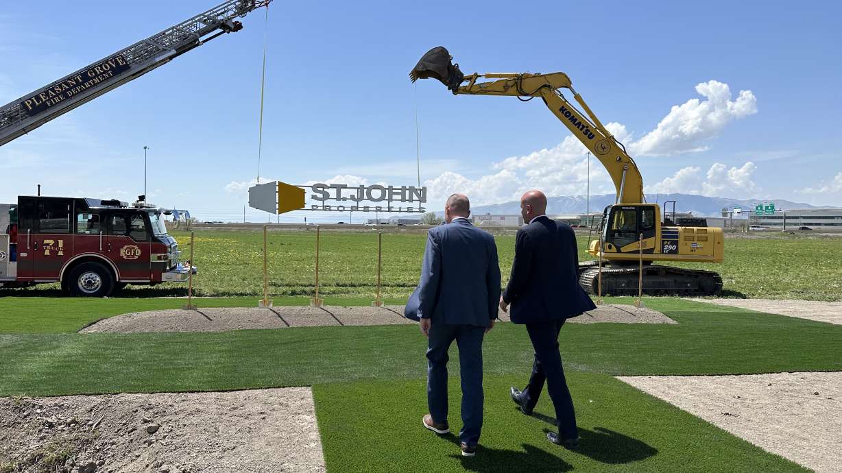 'A community gathering spot': Pleasant Grove breaks ground on $600M ...