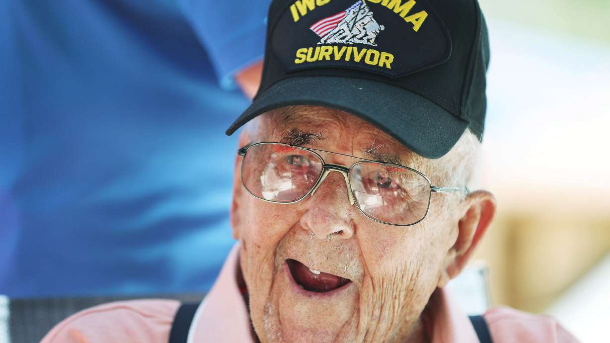 Utahn — perhaps the last Air Force Iwo Jima veteran — turns 101 on ...