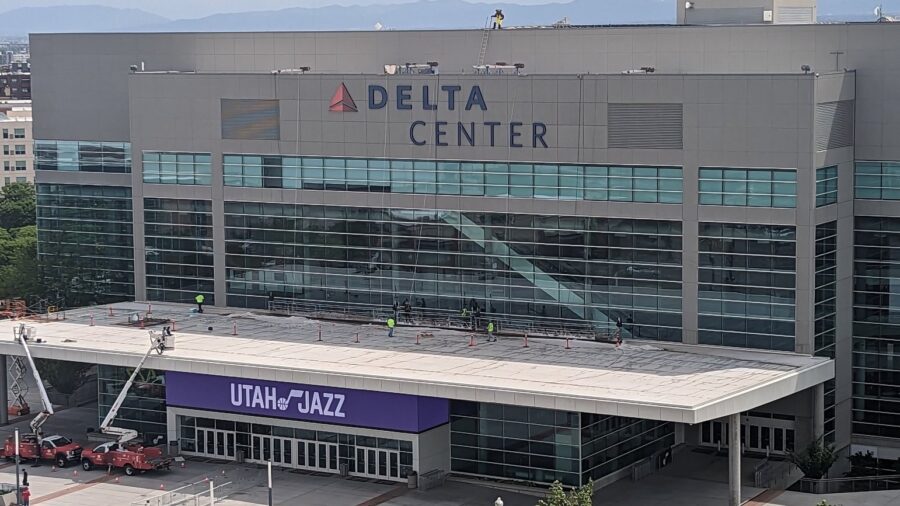 Delta Center signage returns to Salt Lake City arena - KSLTV.com