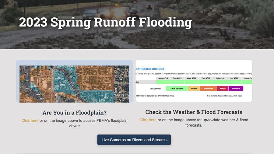 Utah officials launch flood watch, resources website