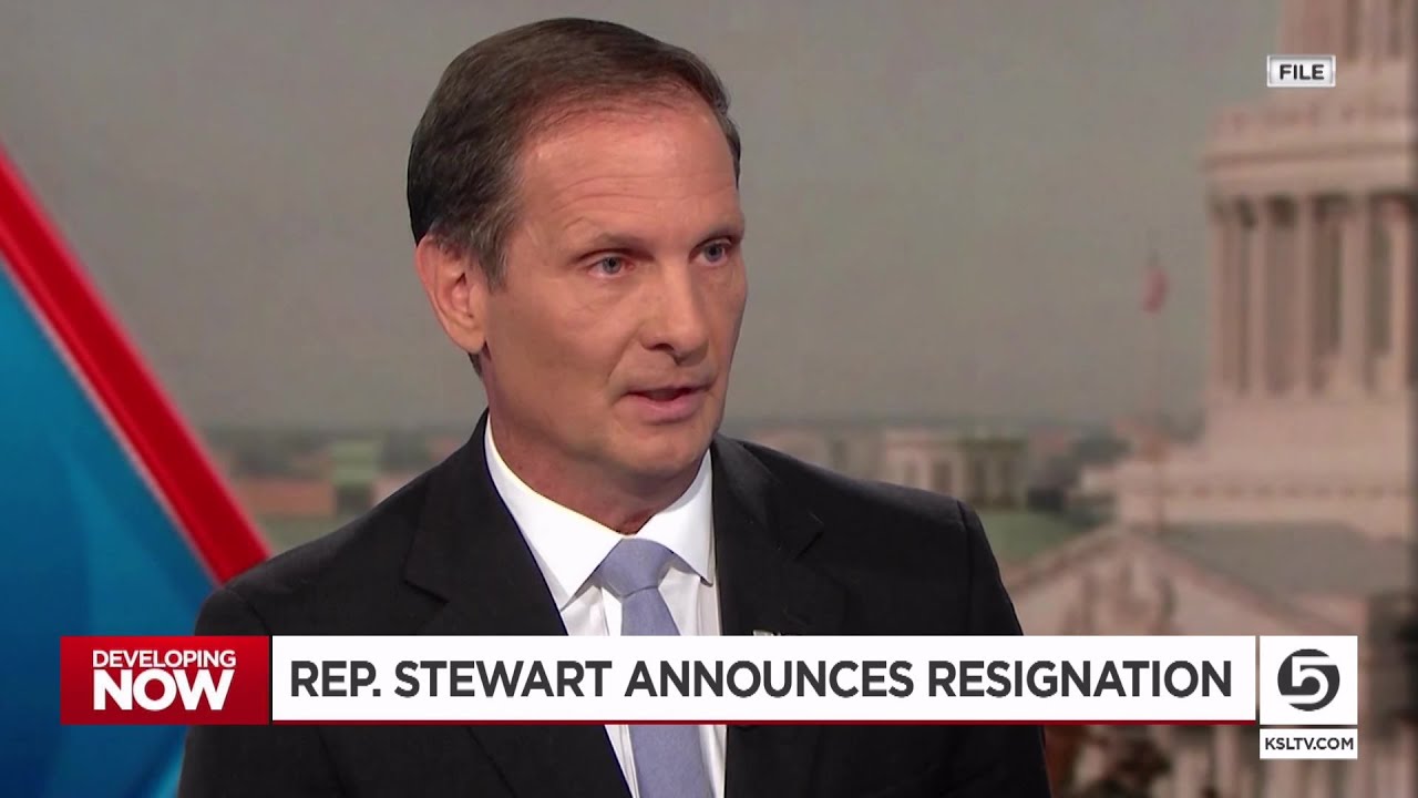 Video: Rep. Chris Stewart announces resignation from Congress - KSLTV.com